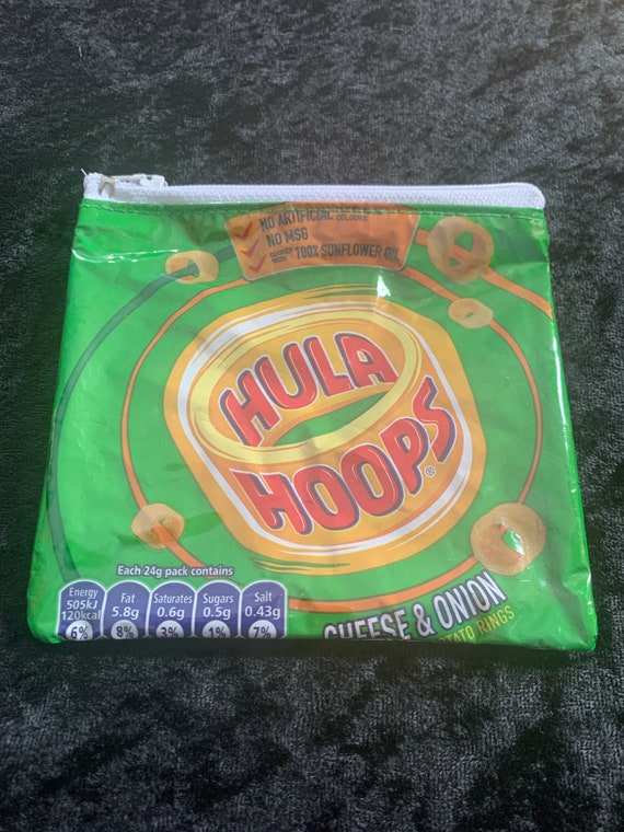 Upcycled Hula Hoops Cheese & Onion Packet/ Wrapper Coin Purse/ | Etsy