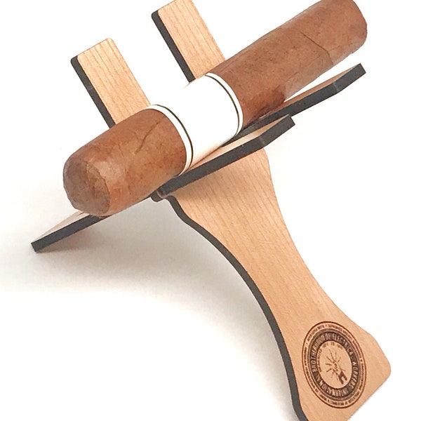 Wood Cigar Stand - Etsy