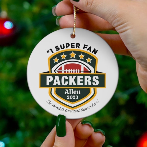 Green Bay Packers Ornament - Etsy