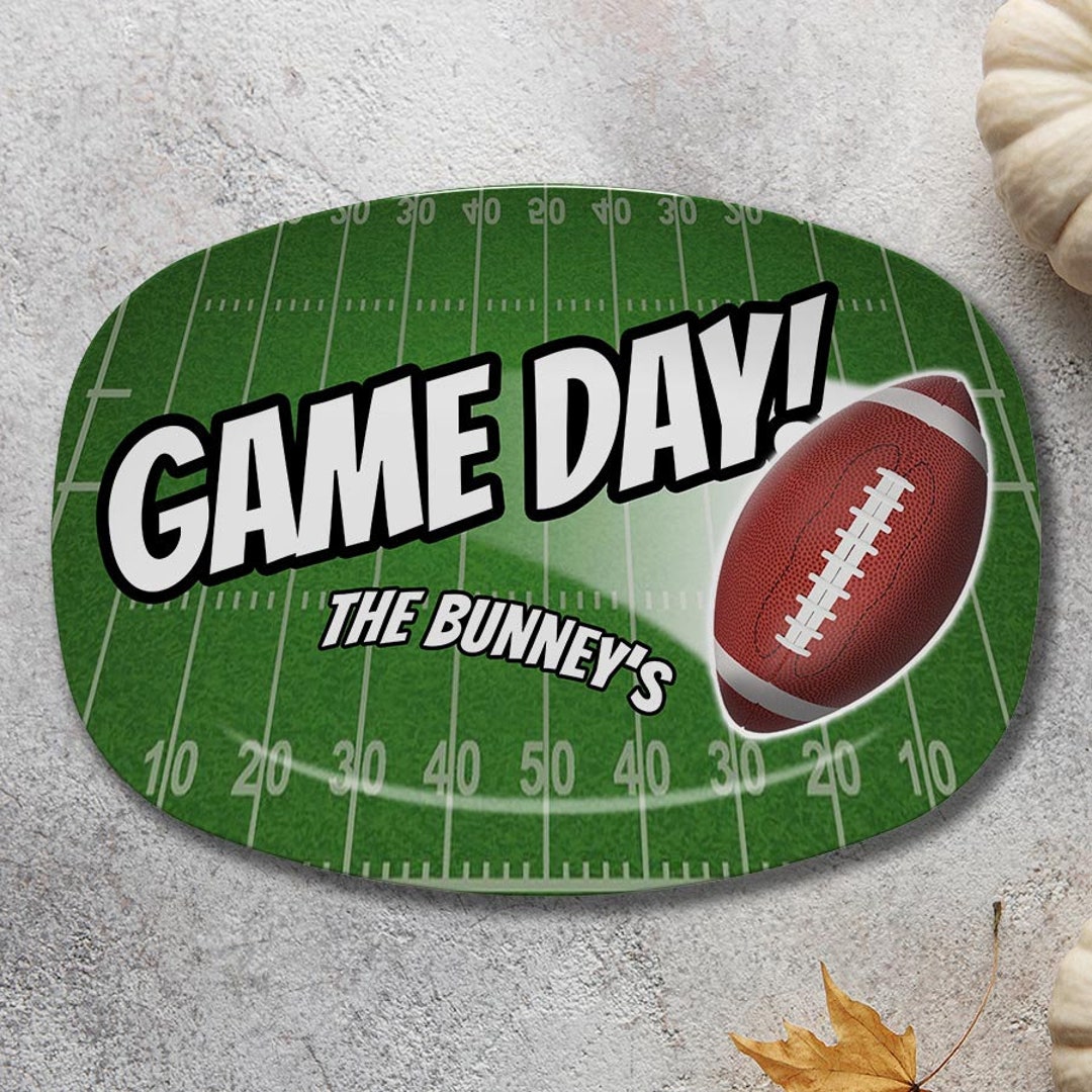 Game Day Platter Personalized, Football Fan Gift, Custom Tailgate Party ...