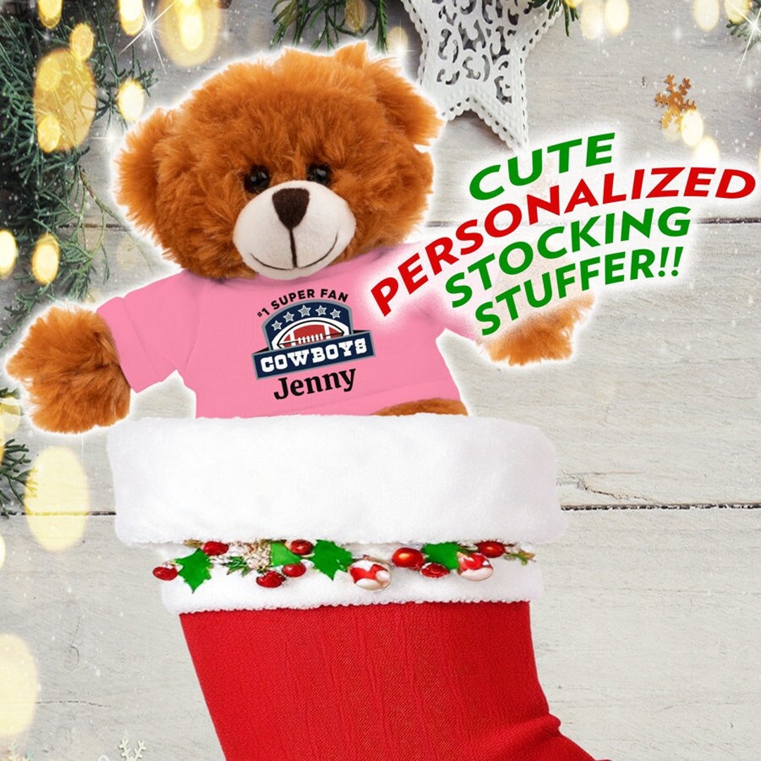Cowboys Stocking Stuffer Personalized Football Fan Gift, Stuffed ...