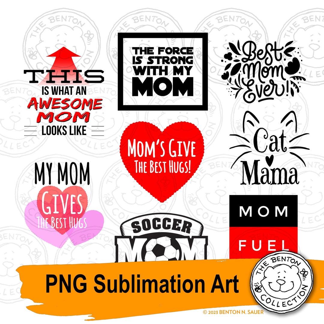 All About Moms PNG Sublimation Art, Mother's Day Digital Files, - Etsy