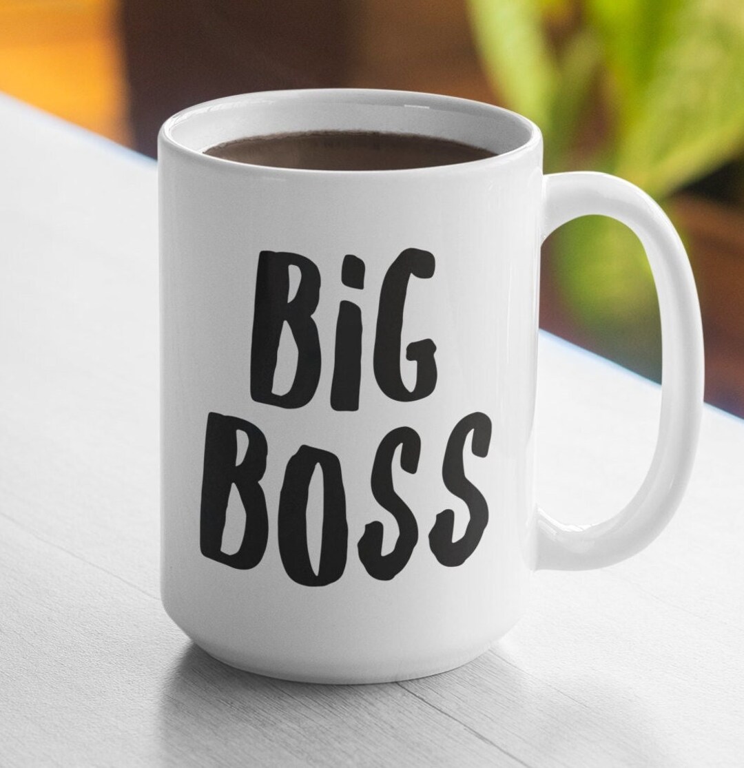 Big Boss Mug: #1 Boss 15oz Ceramic Coffee Cup - Etsy