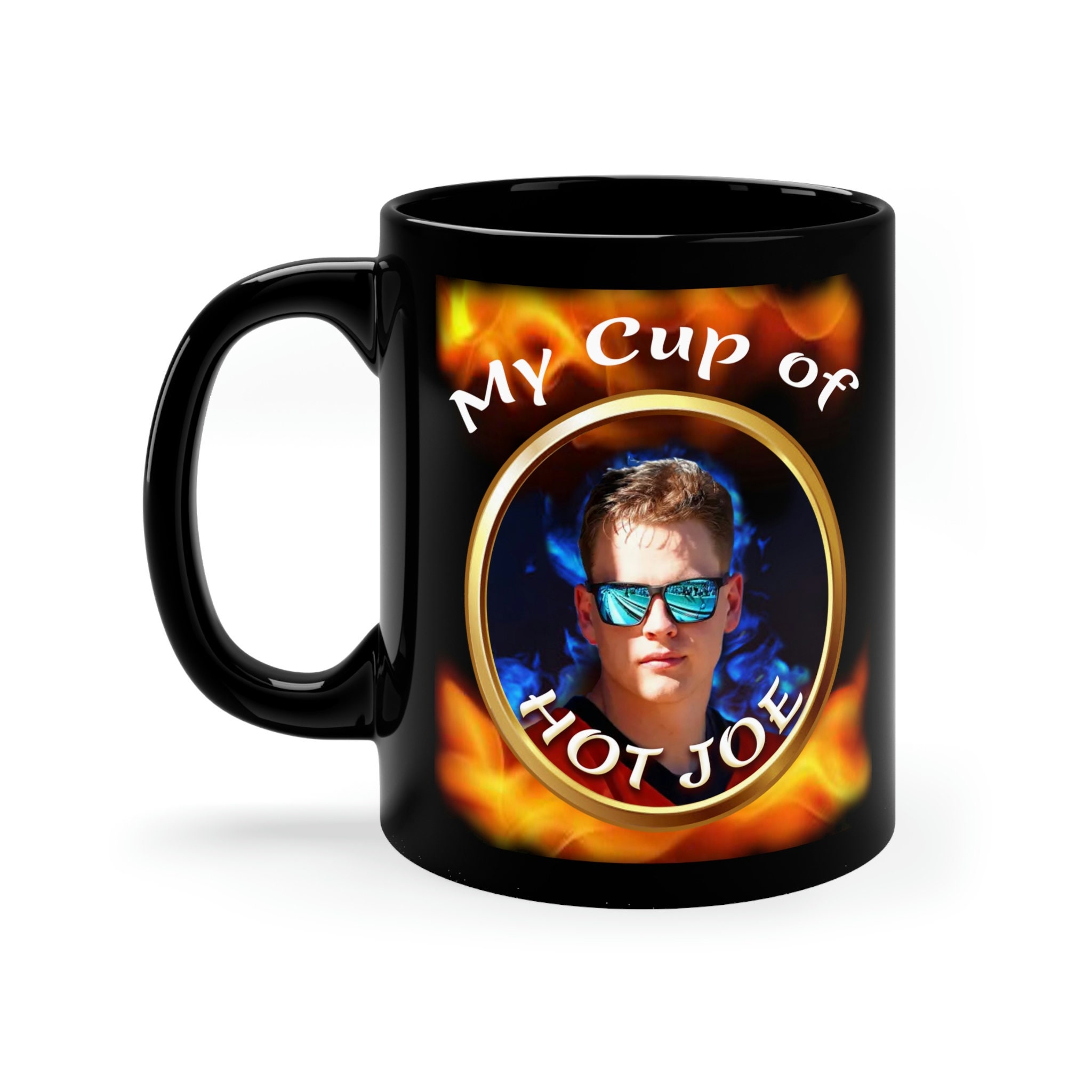 My Cup of Hot Joe Burrow Mug, Joe Burrow Fan Inspired Coffee Cup - Etsy