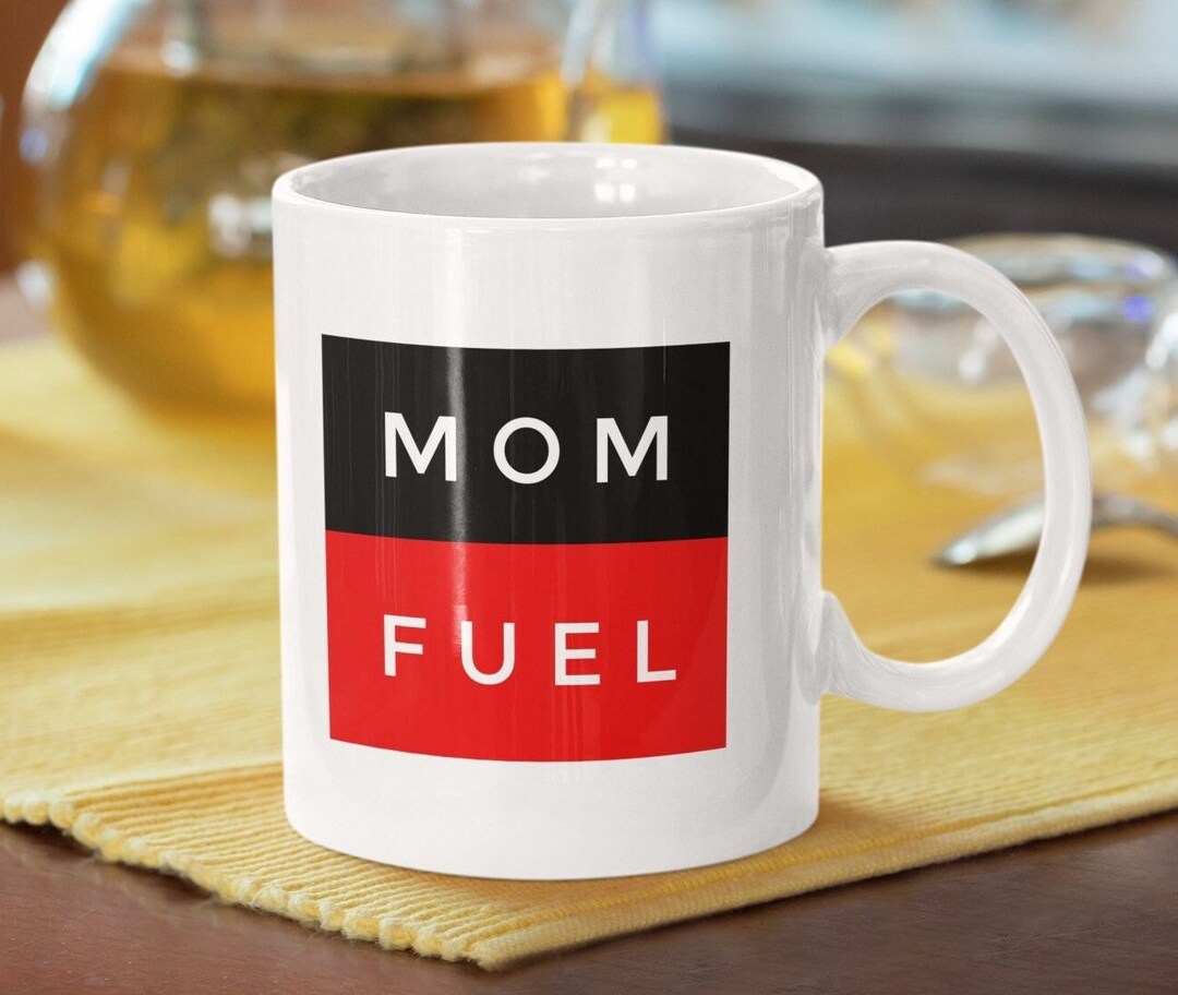 Mom Fuel Coffee Mug/mom's Recharge/fun Gift for Mom - Etsy