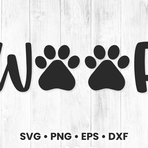 Dog Paw Heart SVG Paw Print SVG Dog SVG Digital Cut File | Etsy