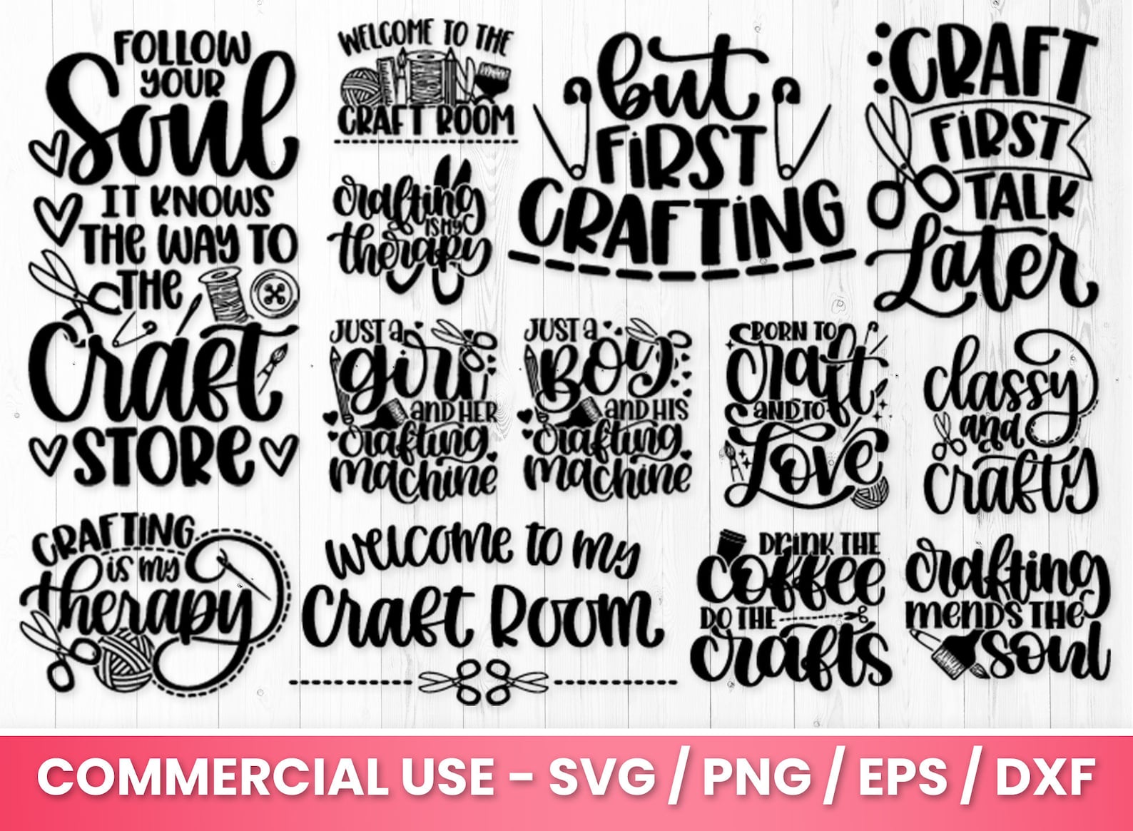 Craft Svg Bundle Crafting Svg Sewing Svg - Etsy