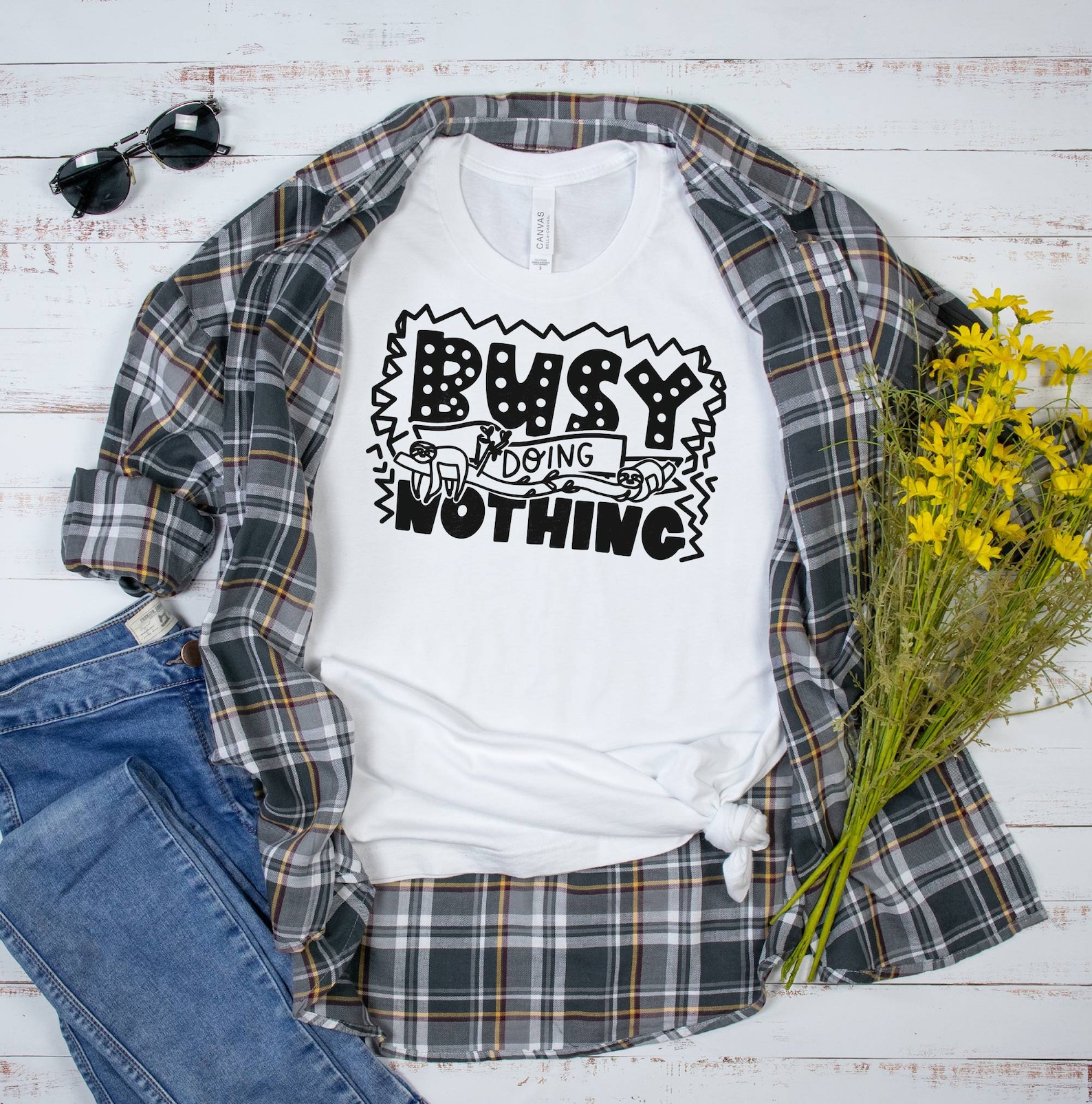Busy Doing Nothing SVG | Relaxed Person Design | Funny Quote PNG EPS ...
