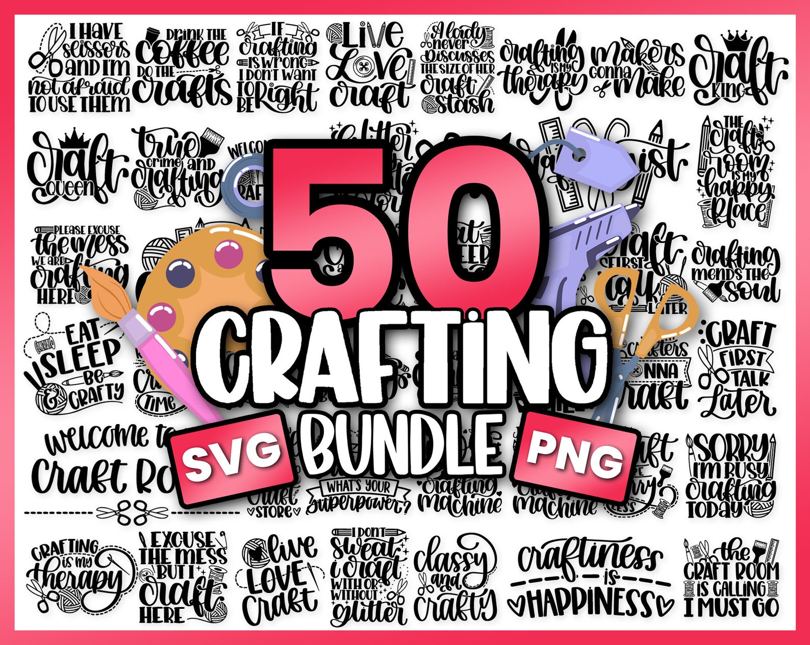 Craft Svg Bundle Crafting Svg Sewing Svg - Etsy