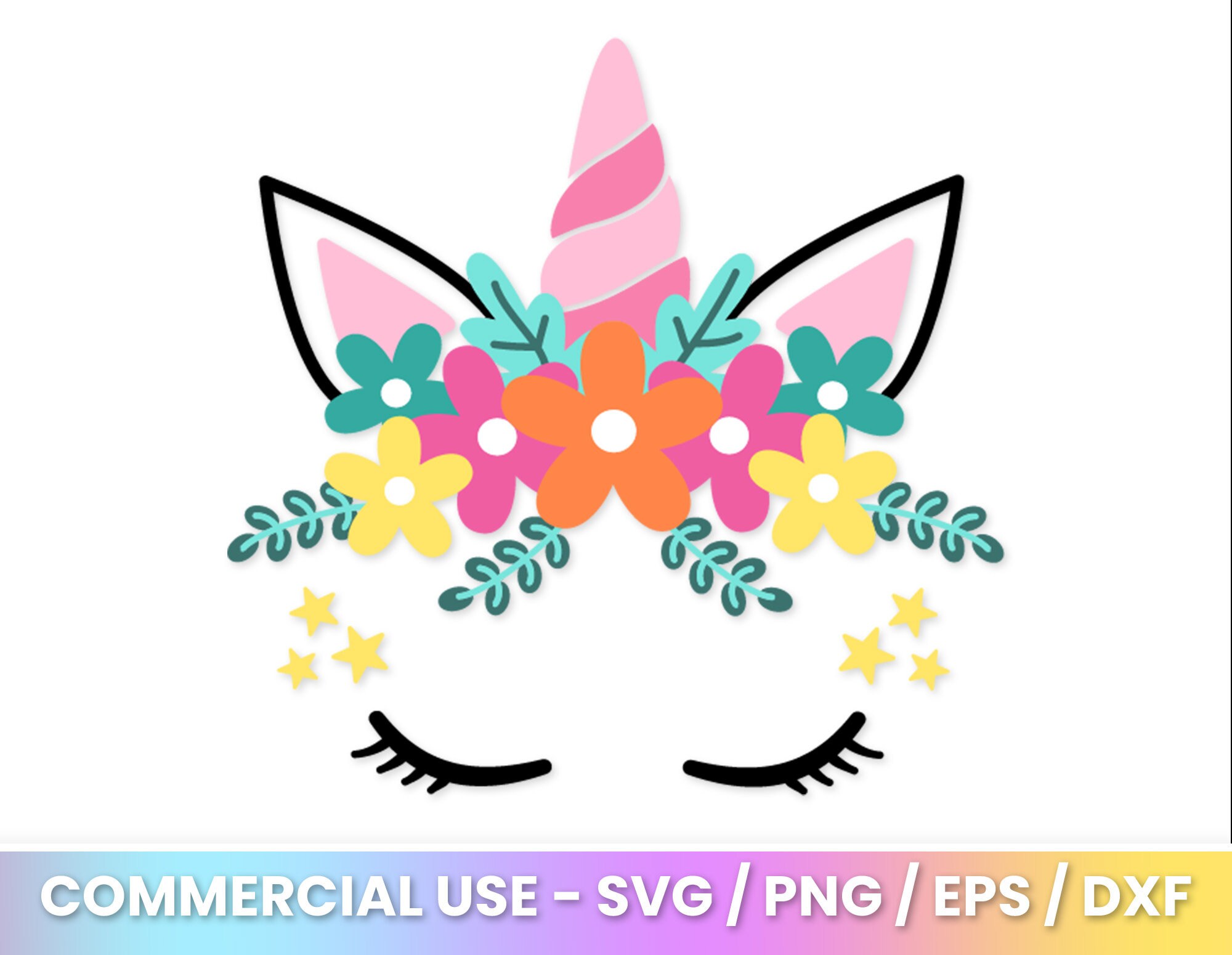 Unicorn Svg Bundle - Etsy