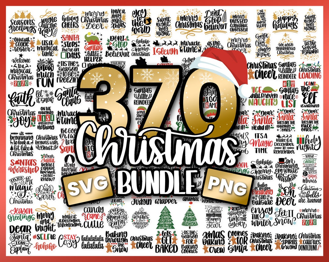 Christmas SVG Bundle | Merry Christmas Svg | Christmas Ornaments Svg - Etsy