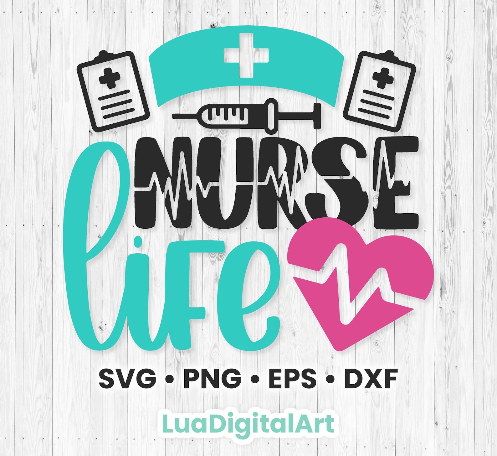Nurse Life Svg Nurse Svg Nursing Svg - Etsy