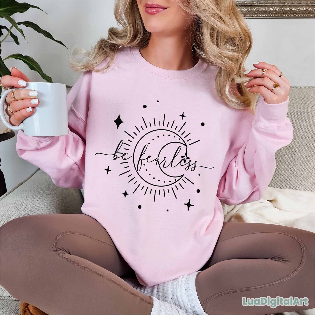 Fearless SVG | Inspirational SVG | Elegant Boho SVG Quote | Strong ...