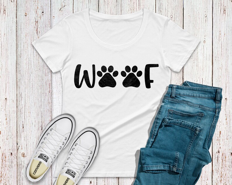 Dog SVG Woof - Etsy