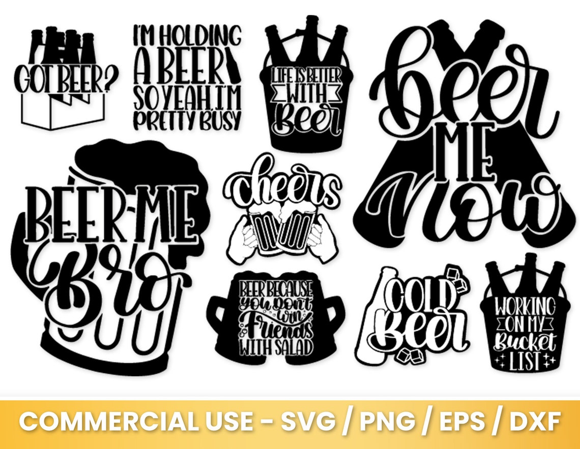 Beer Svg Bundle Drink Svg Funny Svg Quotes - Etsy