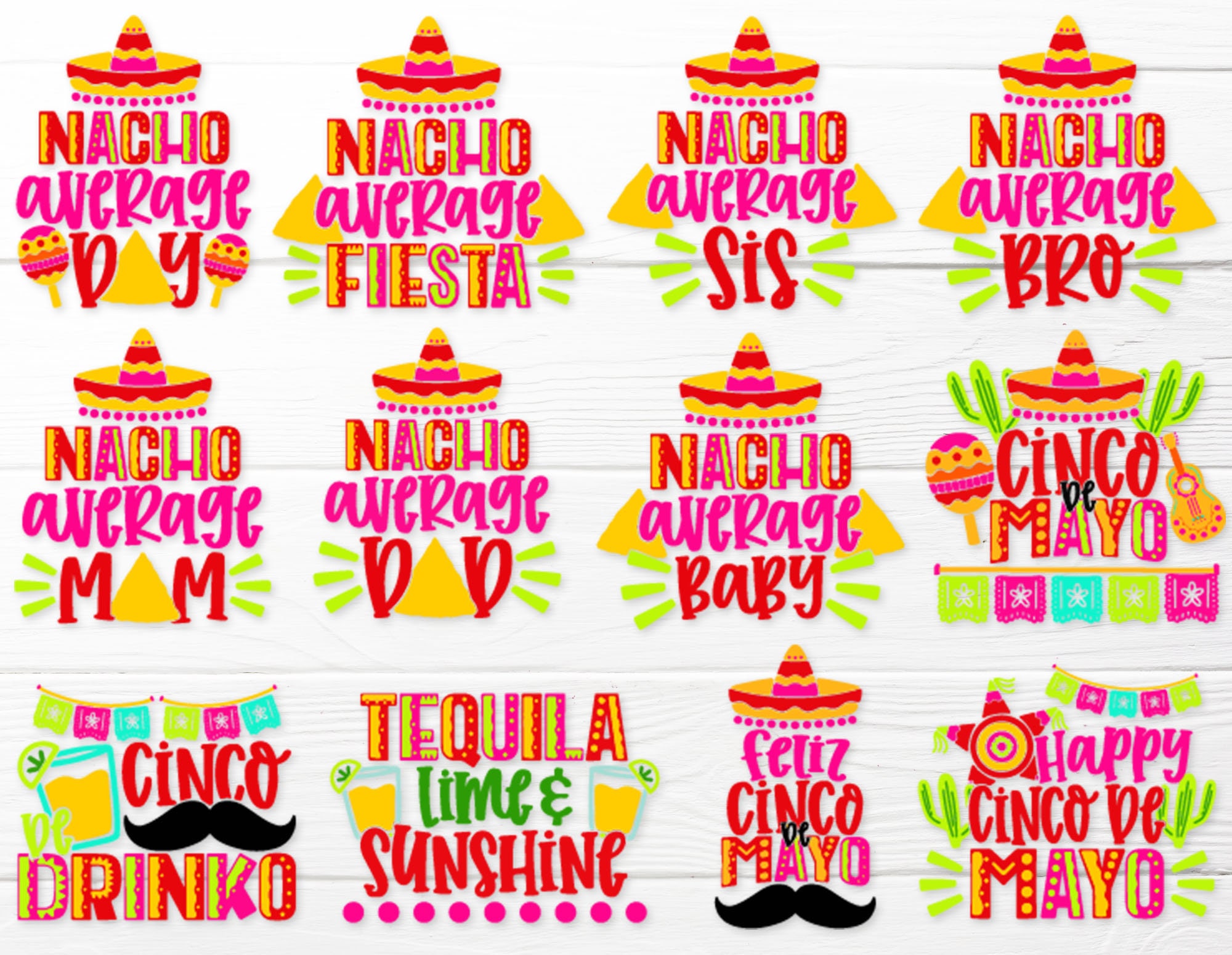 Cinco De Mayo Svg Bundle Mexico Svg Fiesta Svg Etsy