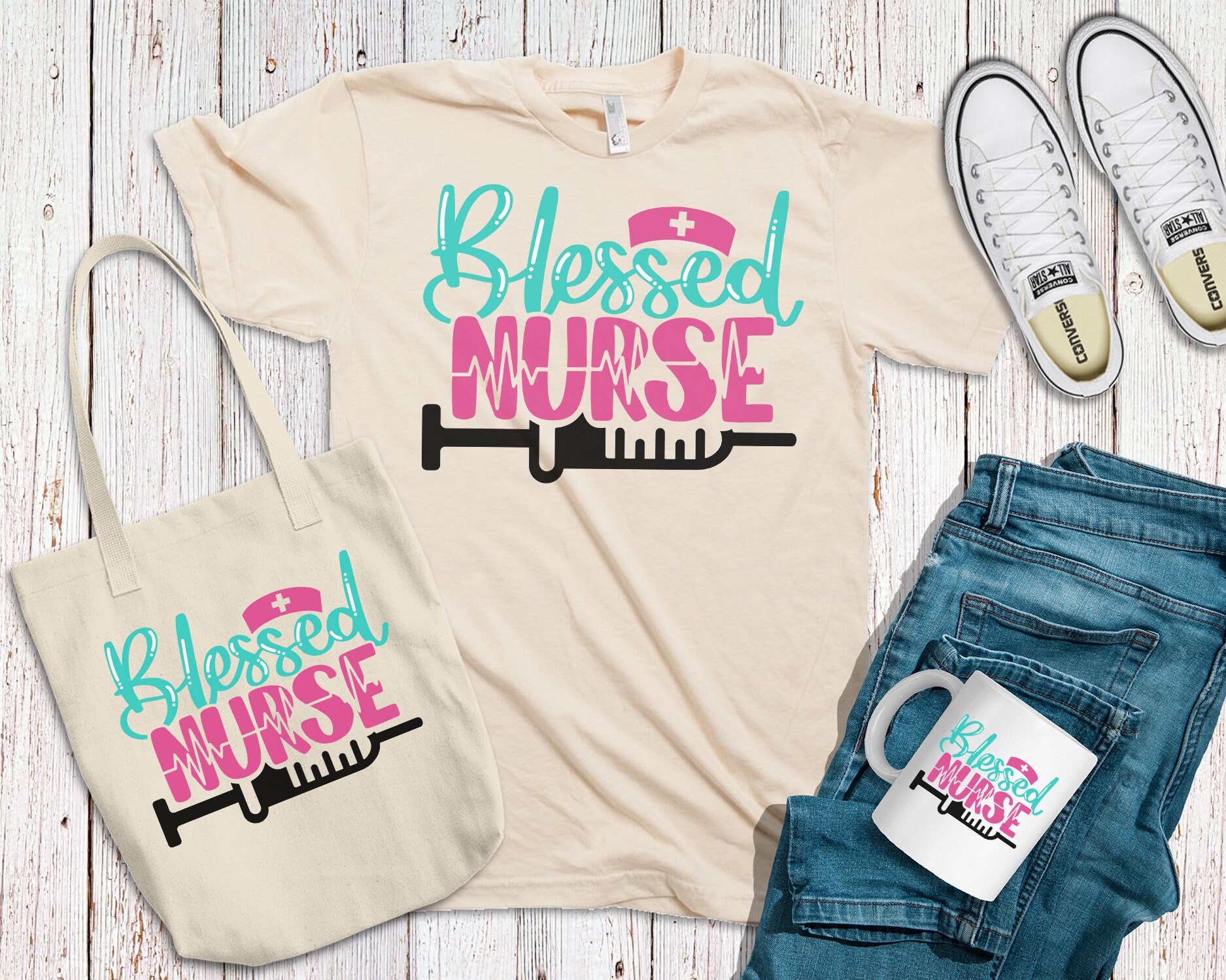 Nurse Svg | Nursing Svg | Nurse Life Svg | Blessed Nurse Svg - Etsy