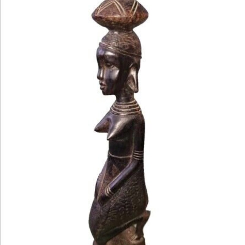 African Woman Statue - Etsy