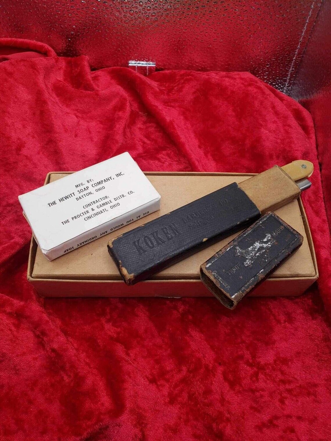 ANTIQUE Straight Blade - Koken Imperial Eagle Razor Mens Shaving by FOX ...