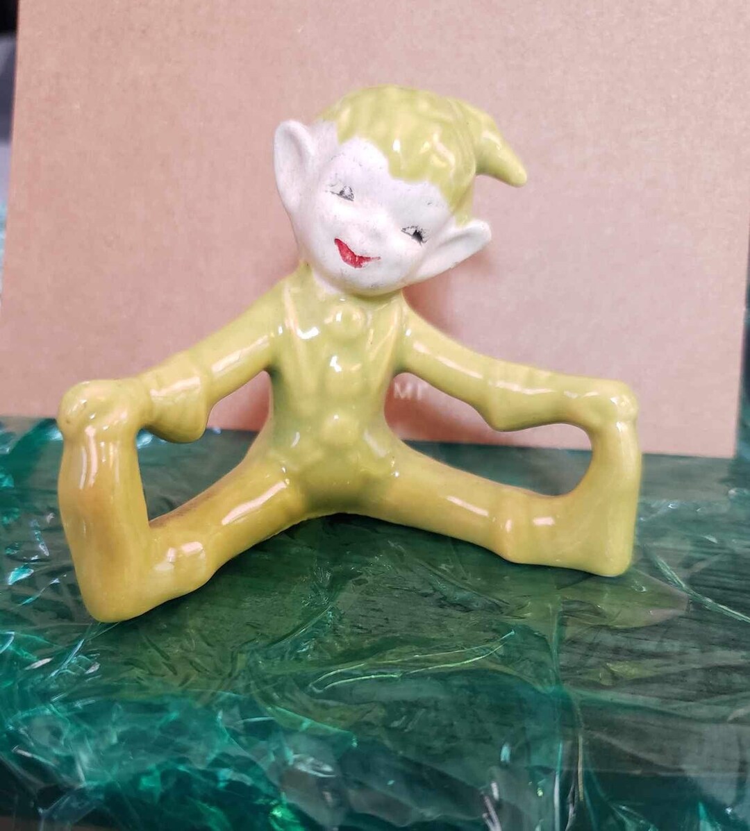 RARE Gilner Vintage Cute Pixie Elf Figurine Miniature - 1950s Made in ...