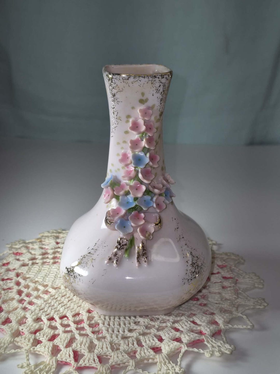 Elegant Baby Pink Bud Vase by Lefton China With Delicate Porcelain ...