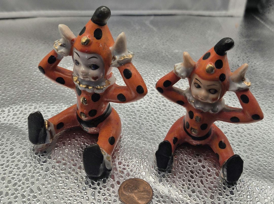 RARE Polka Dots Cuties Pixie Set - 3 Pieces 1950s Vintage Collectible ...