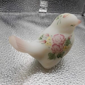 Vintage Fenton Milky White Glass Bird 95th Anniversary Limited Edition ...