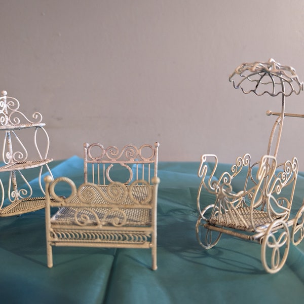 Victorian Wire Chair - Etsy