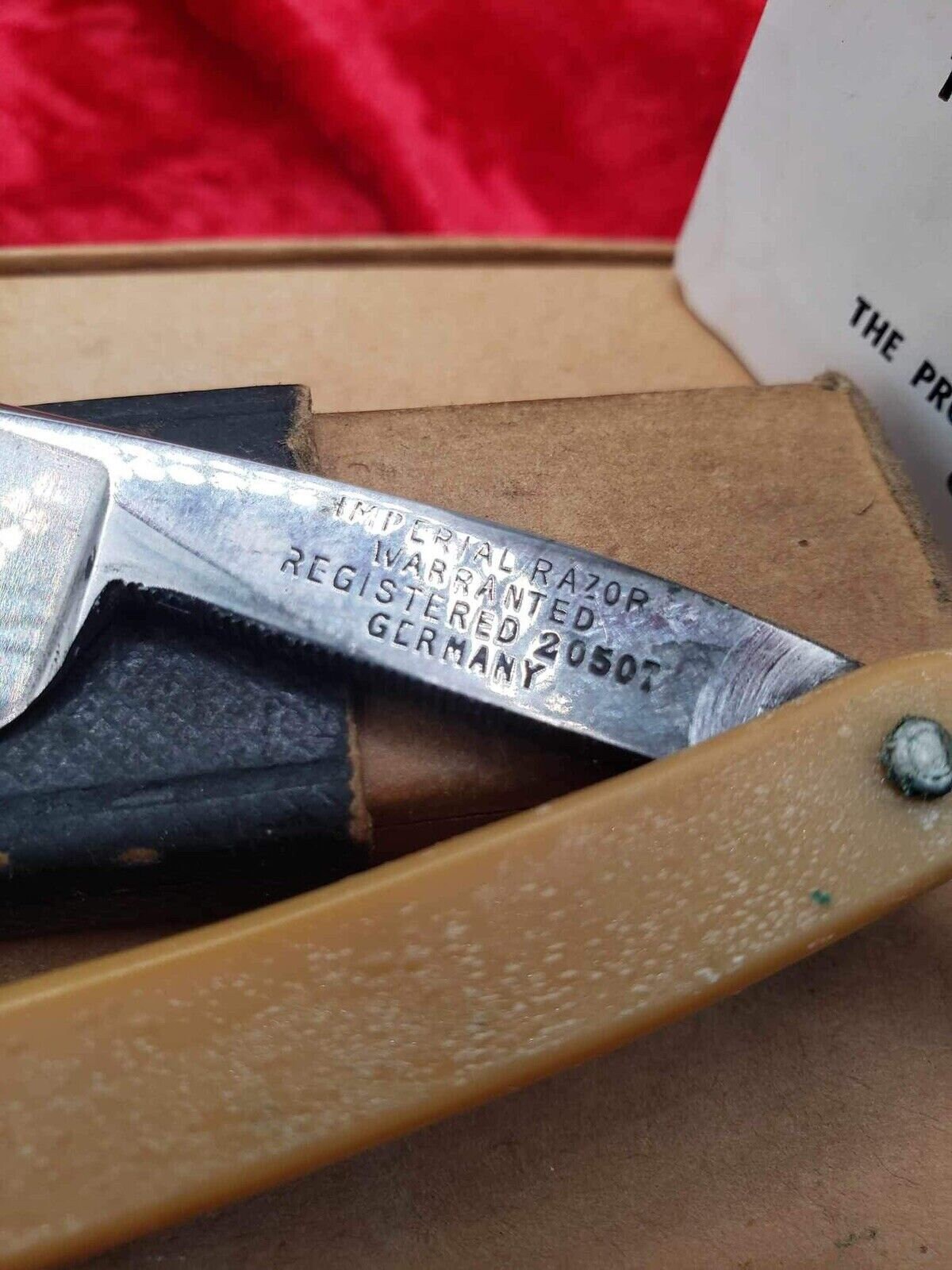 ANTIQUE Straight Blade - Koken Imperial Eagle Razor Mens Shaving by FOX ...