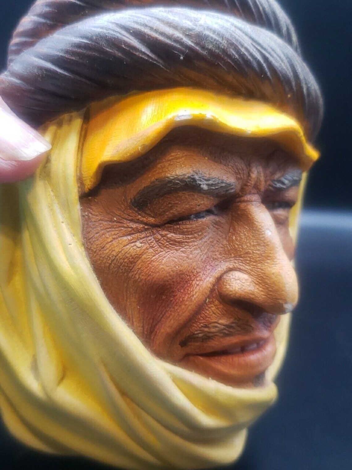 1960 Chalkware Wall Mask Men Characters Legion Made in ENGLAND Ape 6x5 ...