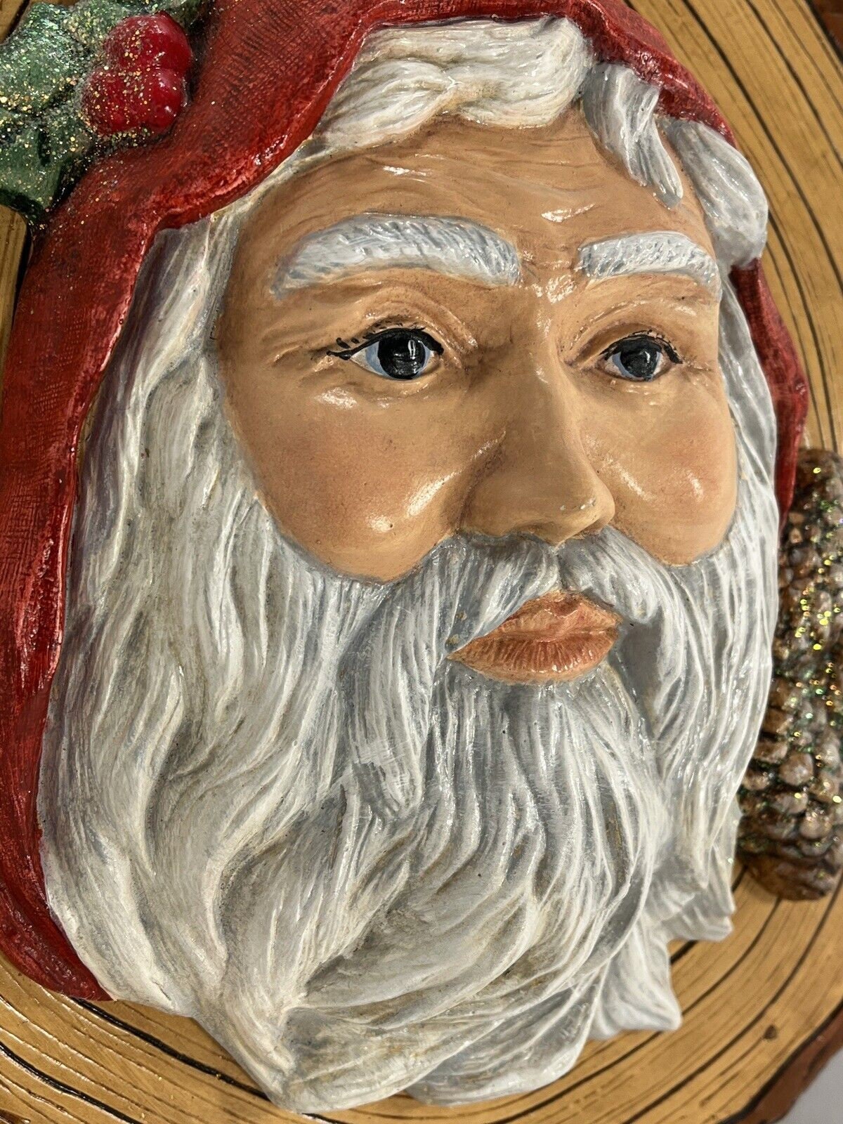 Vintage Santa Claus Decor Unique Christmas Wall or Door Plaque - Etsy