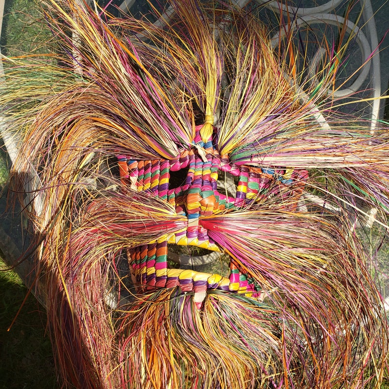 Straw Mask - Etsy