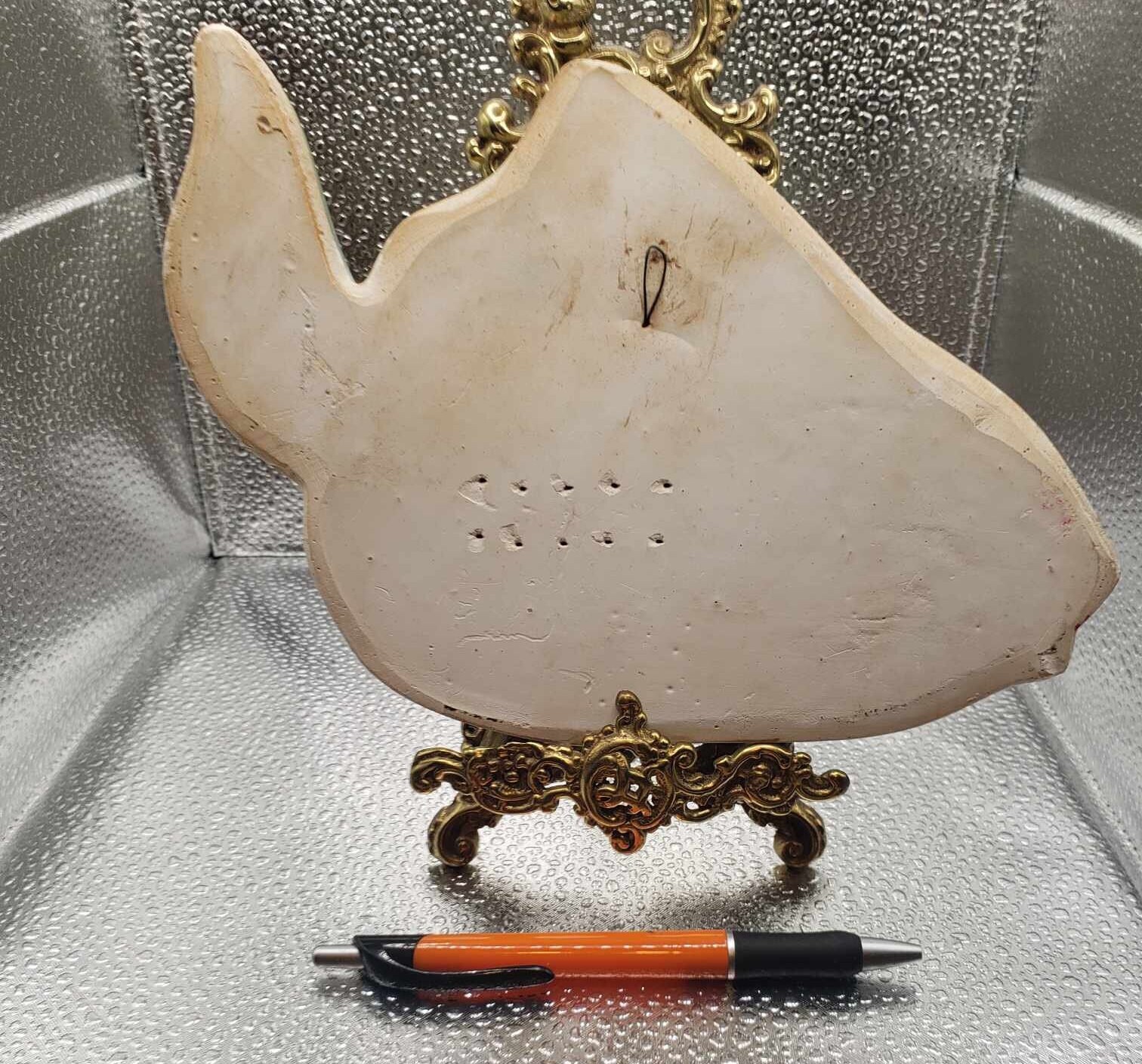 Large Vintage Chalkware Fish Plaque 1960's, 9x6 Super Cute Ready to ...
