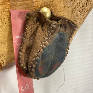 OLD & GENUINE Native American Art Wolf Painting on Deer Hide, Fur ...