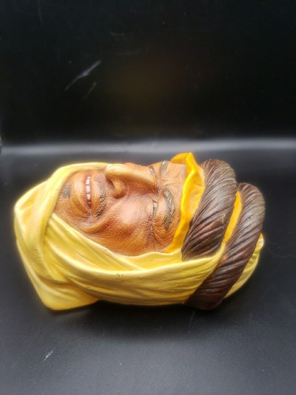 1960 Chalkware Wall Mask Men Characters Legion Made in ENGLAND Ape 6x5 ...