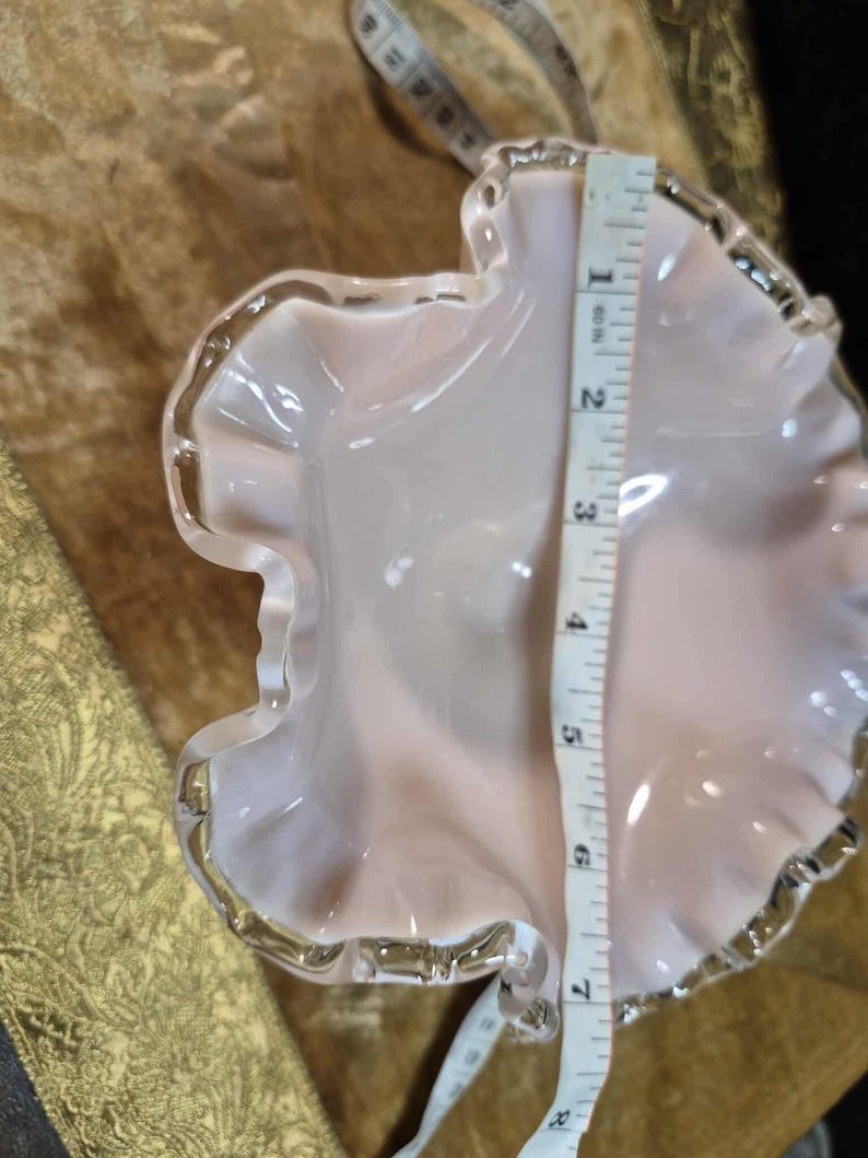 RARE Fenton Pastel Rose Pink Milk Glass Vintage Compote With ...