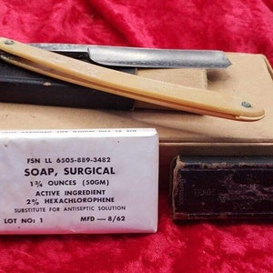 ANTIQUE Straight Blade - Koken Imperial Eagle Razor Mens Shaving by FOX ...