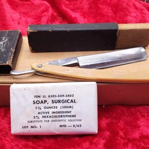 ANTIQUE Straight Blade - Koken Imperial Eagle Razor Mens Shaving by FOX ...
