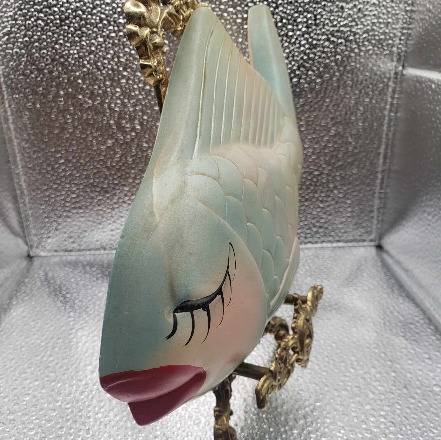 Large Vintage Chalkware Fish Plaque 1960's, 9x6 Super Cute Ready to ...