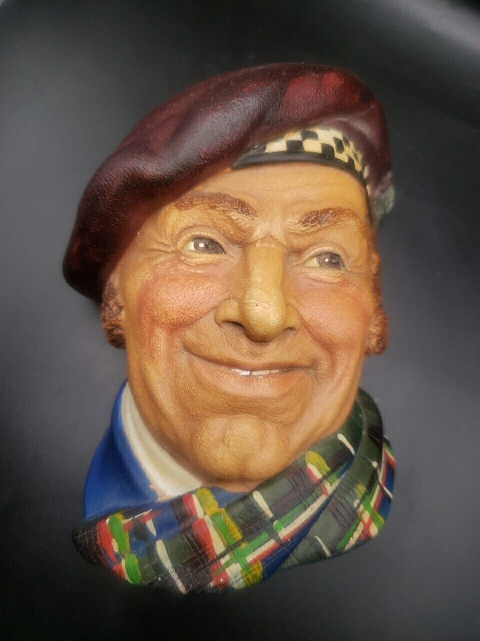 1960 Chalkware Wall Mask Men Characters Legends Bossons Made in ENGLAND ...