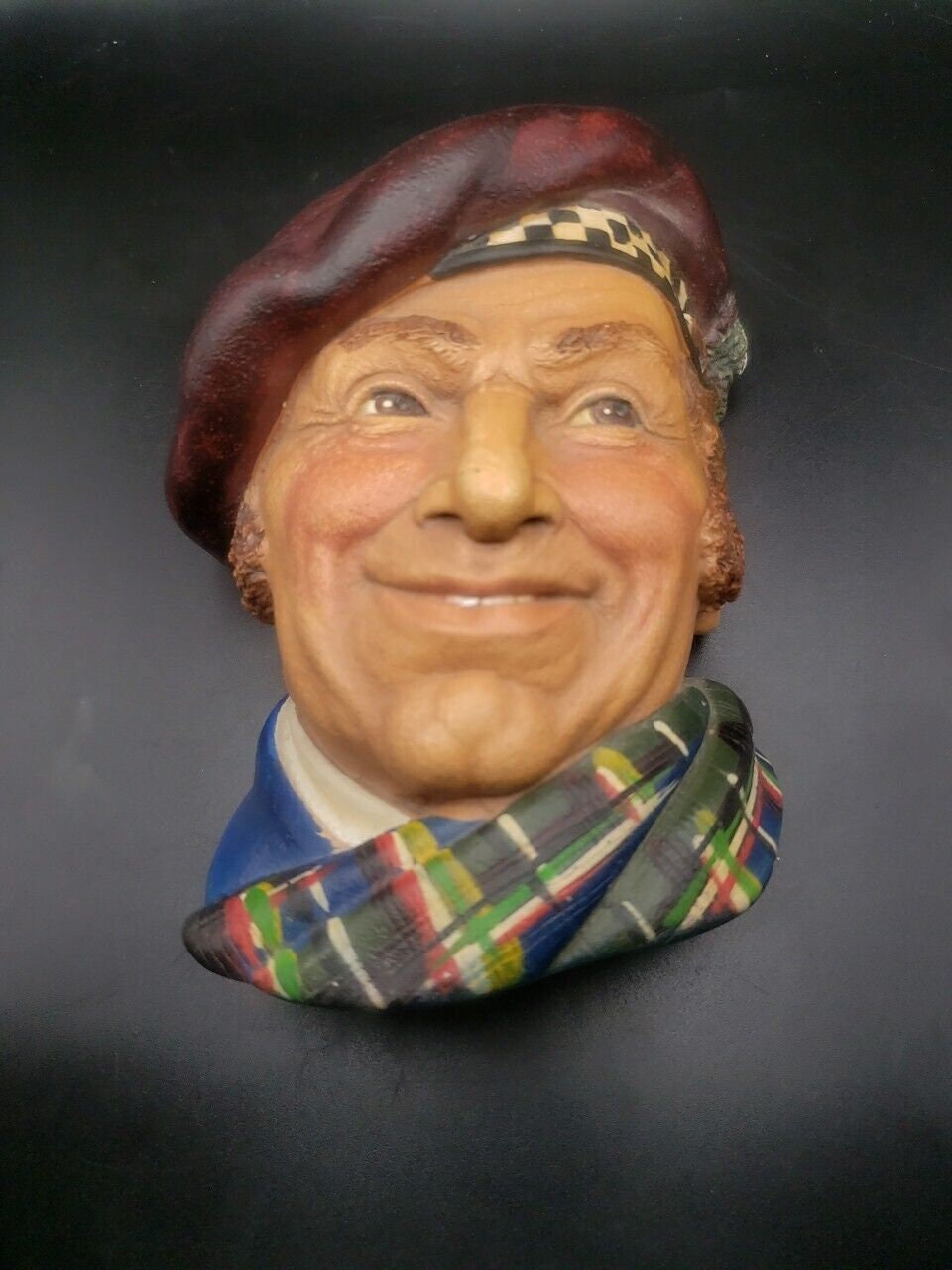 1960 Chalkware Wall Mask Men Characters Legends Bossons Made in ENGLAND ...