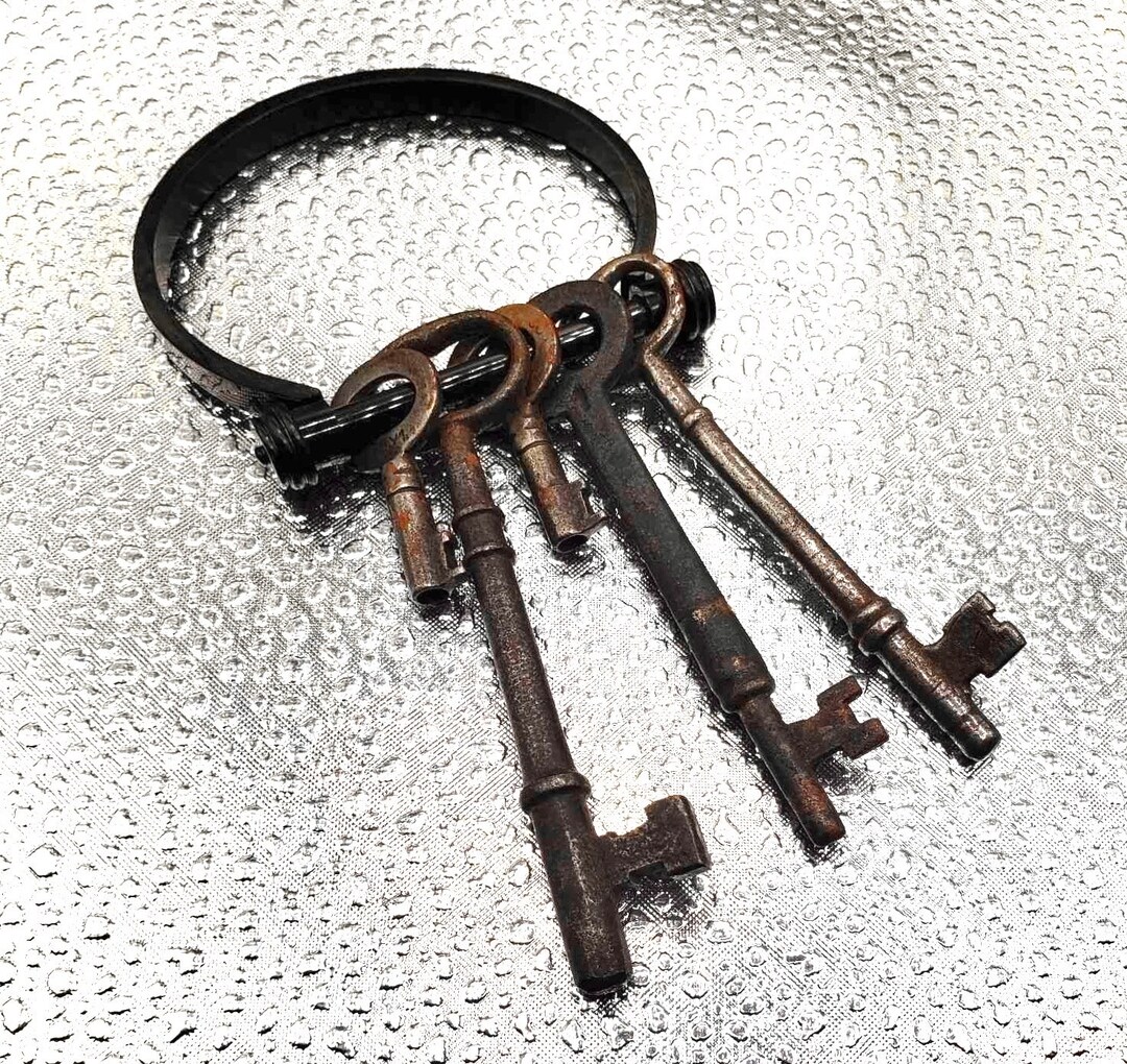 Antique Skeleton Keys 5 Key Set 13 Various Sizes 1930s for Door ...