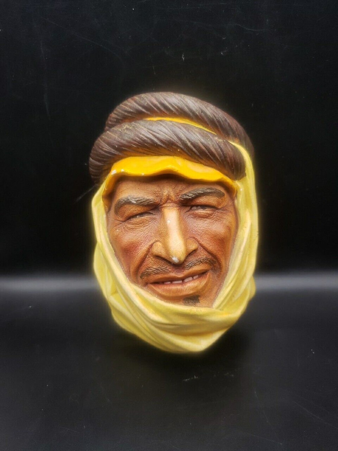 1960 Chalkware Wall Mask Men Characters Legion Made in ENGLAND Ape 6x5 ...