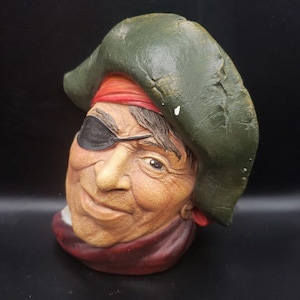 Vintage Legend Wall Chalkware Men Characters Bossons Style 6x4 England ...