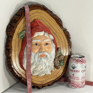 Vintage Santa Claus Decor Unique Christmas Wall or Door Plaque - Etsy