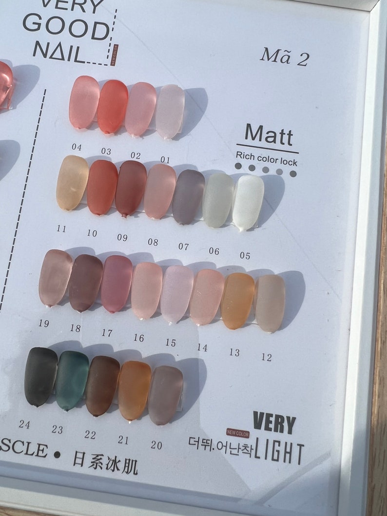 Solid Jelly Color Nails CHOOSE Your Color Gloss or Matte - Etsy