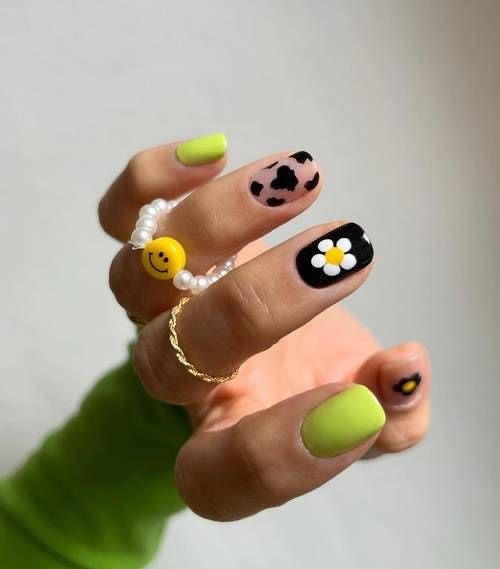 Summer Nails Fake Nails Press on Nails Glue on Nails - Etsy