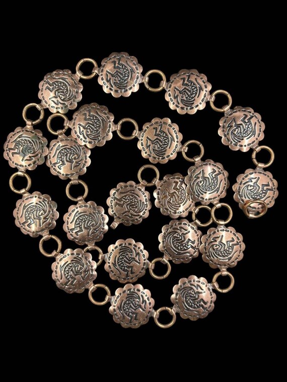 Vintage copper belt - Gem