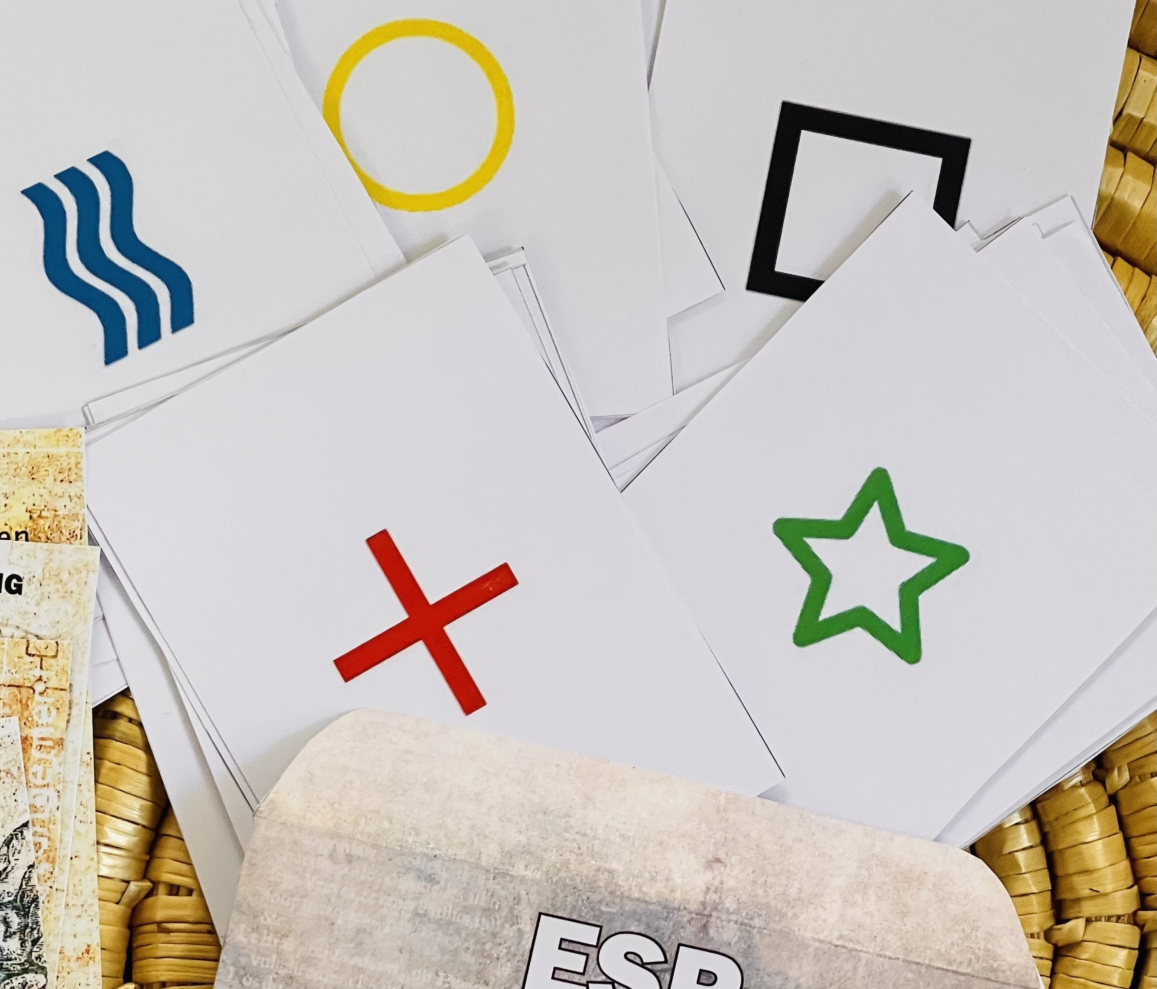 ESP Testing Kit Two Sets of ESP Testing Cards With Instructions and ...