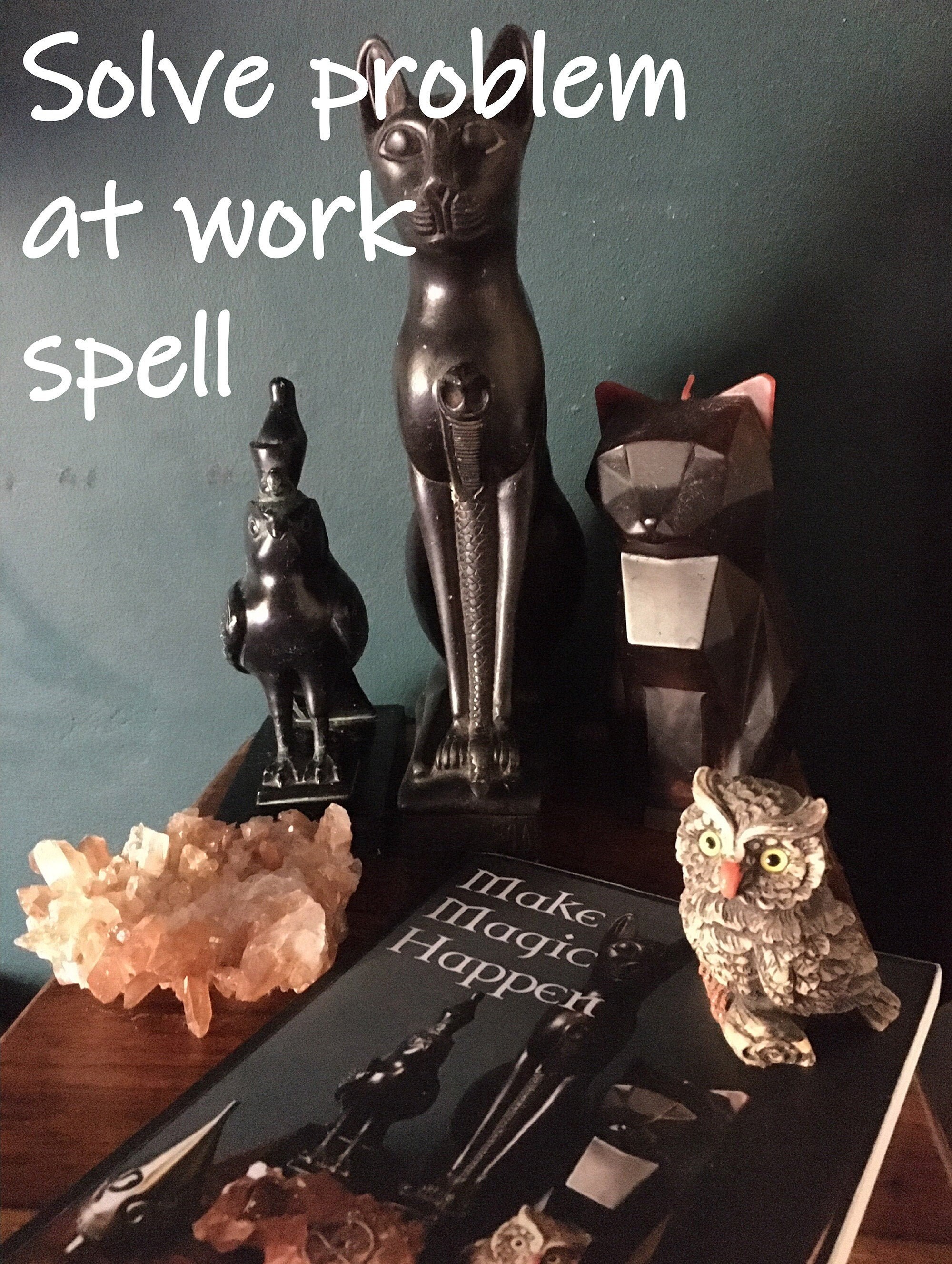 Solve problem at work spell Printable DIY | Etsy
